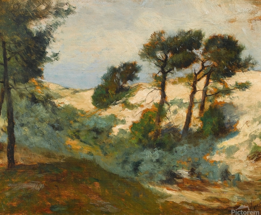 Dunes and Scrub Pine [1901] by William Henry Howe [1846–1929] by ...